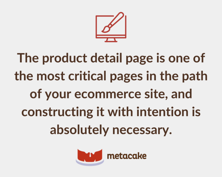 Best Practices for Your Product Detail Page | Metacake - Ecommerce ...