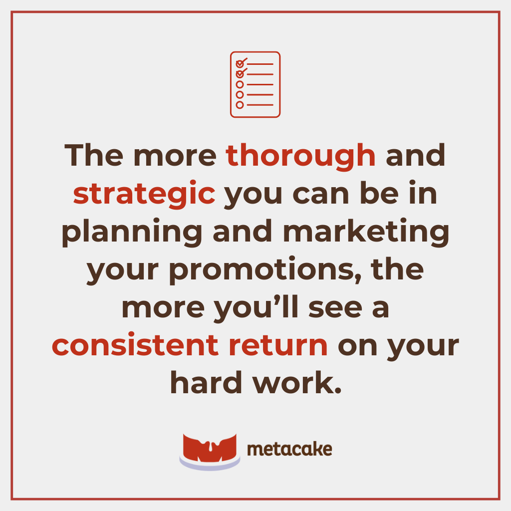 The Ultimate Ecommerce Promotion Launch Checklist | Metacake ...